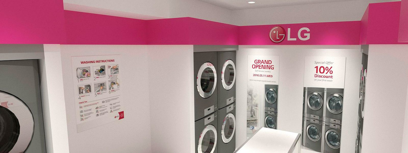 Laundry Lounge Mexico, Laundry Lounge LG, Espacios laundrylounge